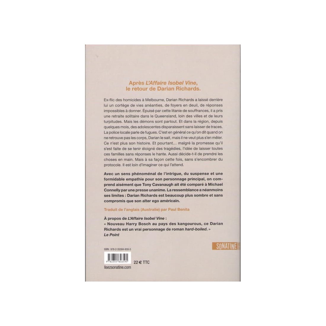 LA PROMESSE - TONY CAVANAUGH - Roman policier