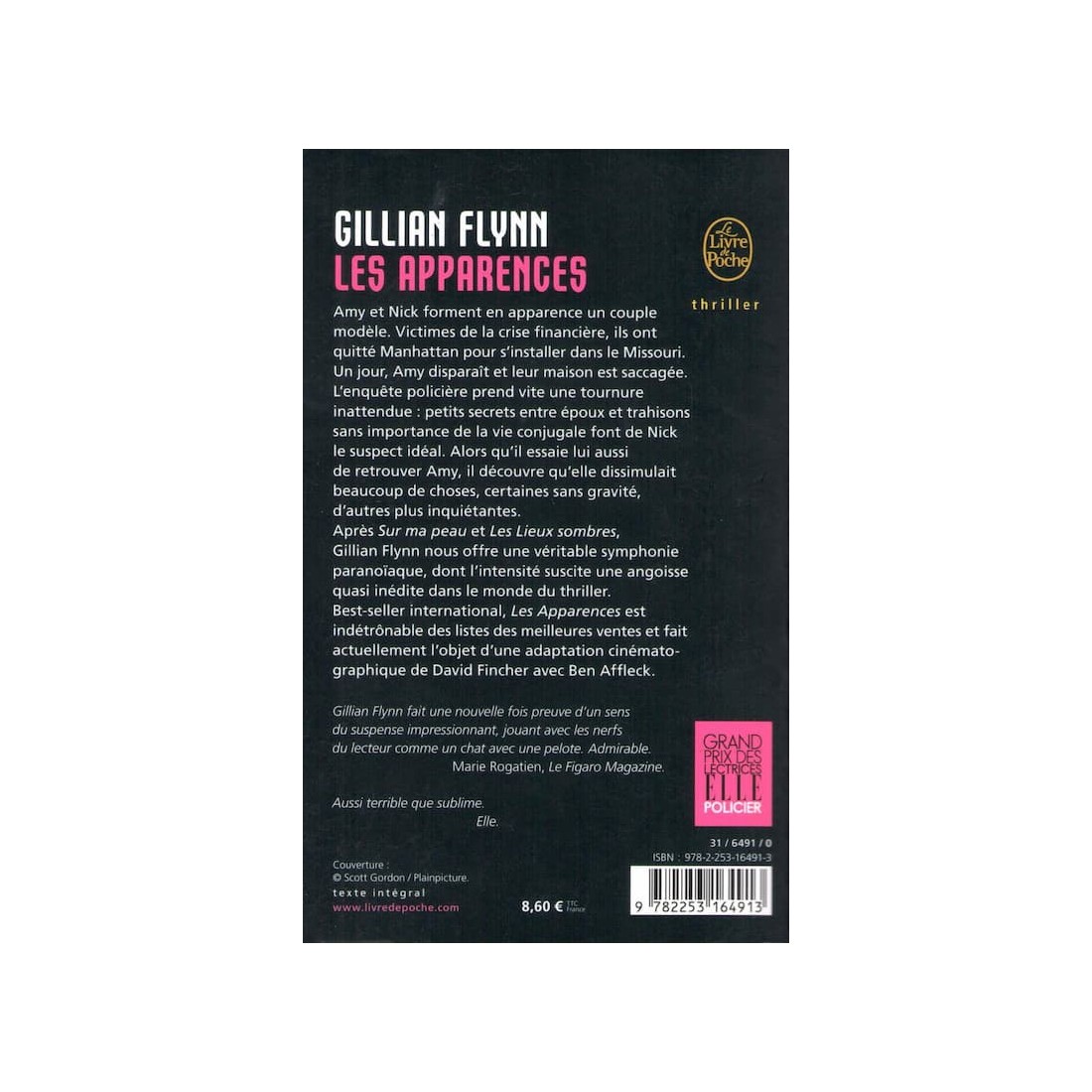 LES APPARENCES - GILLIAN FLYNN - Roman policier - OCAZLIVRES